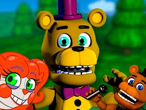 FNF World: A FNaF World FNF Mod! game play online