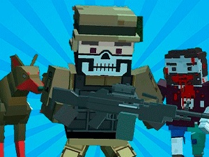 Pixel SWAT: Zombie Survival game play online
