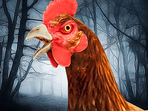 Scary Chicken Feet Escape game play online